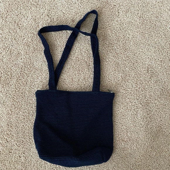 The Sak | Bags | The Sak Navy Crochet Shoulder Bag | Poshmark